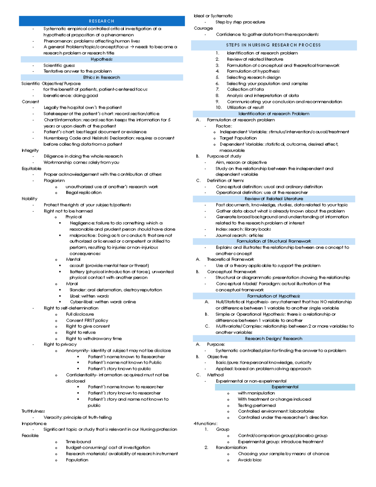 Palmer-and-NLM - Palmer notes - R E S E A R CH Systematic empirical ...