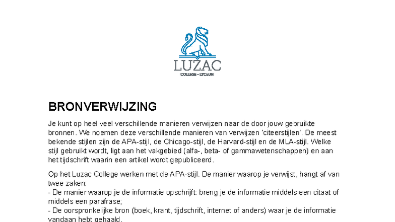 Bronverwijzing: Citeren en Parafraseren met APA-Stijl Techniques ...
