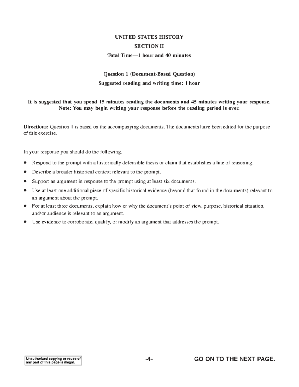 APUSH 2018 Practice Exam DBQ: Evaluating US Foreign Policy Changes ...