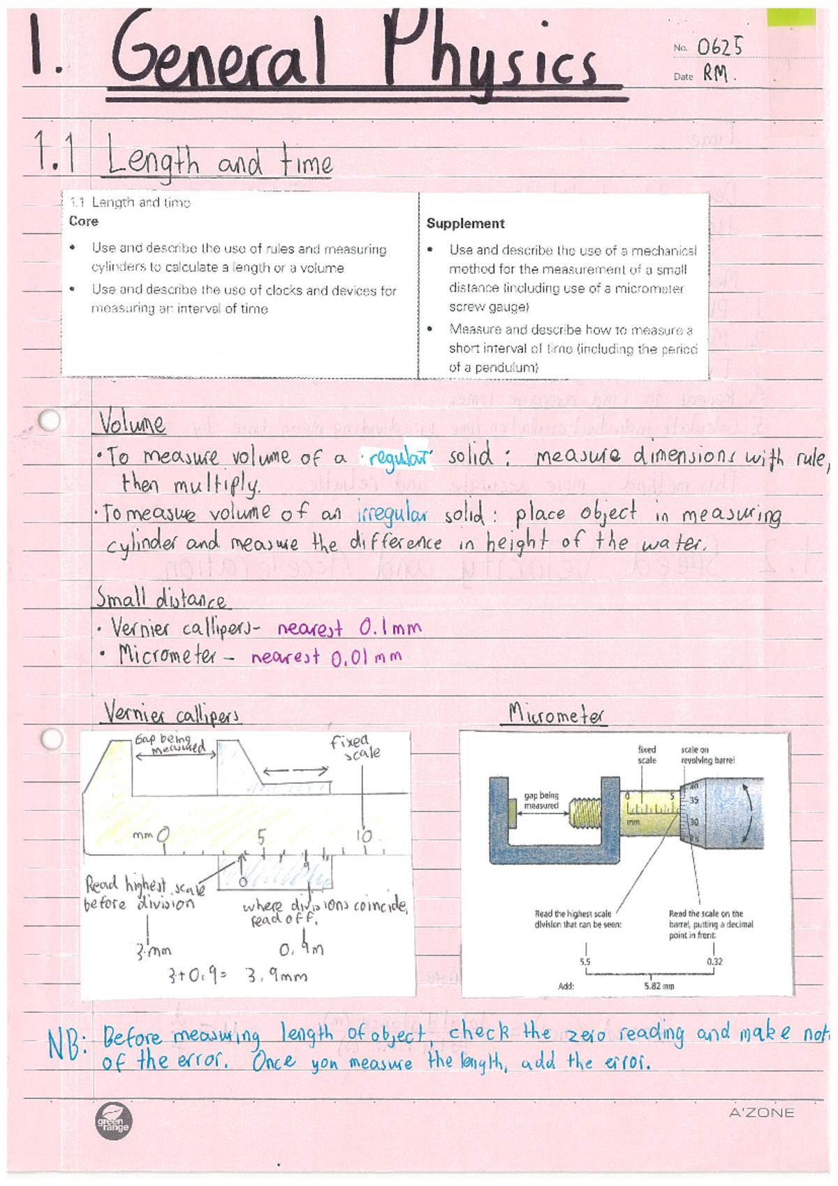 Igcse Physics Notes No. 0625: Comprehensive Study Guide - Studocu