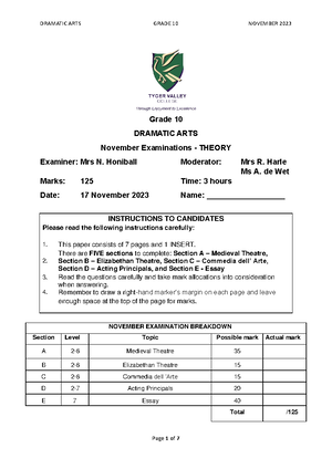 [Solved] Woza Albert play summary - Dramatic Arts - Studocu