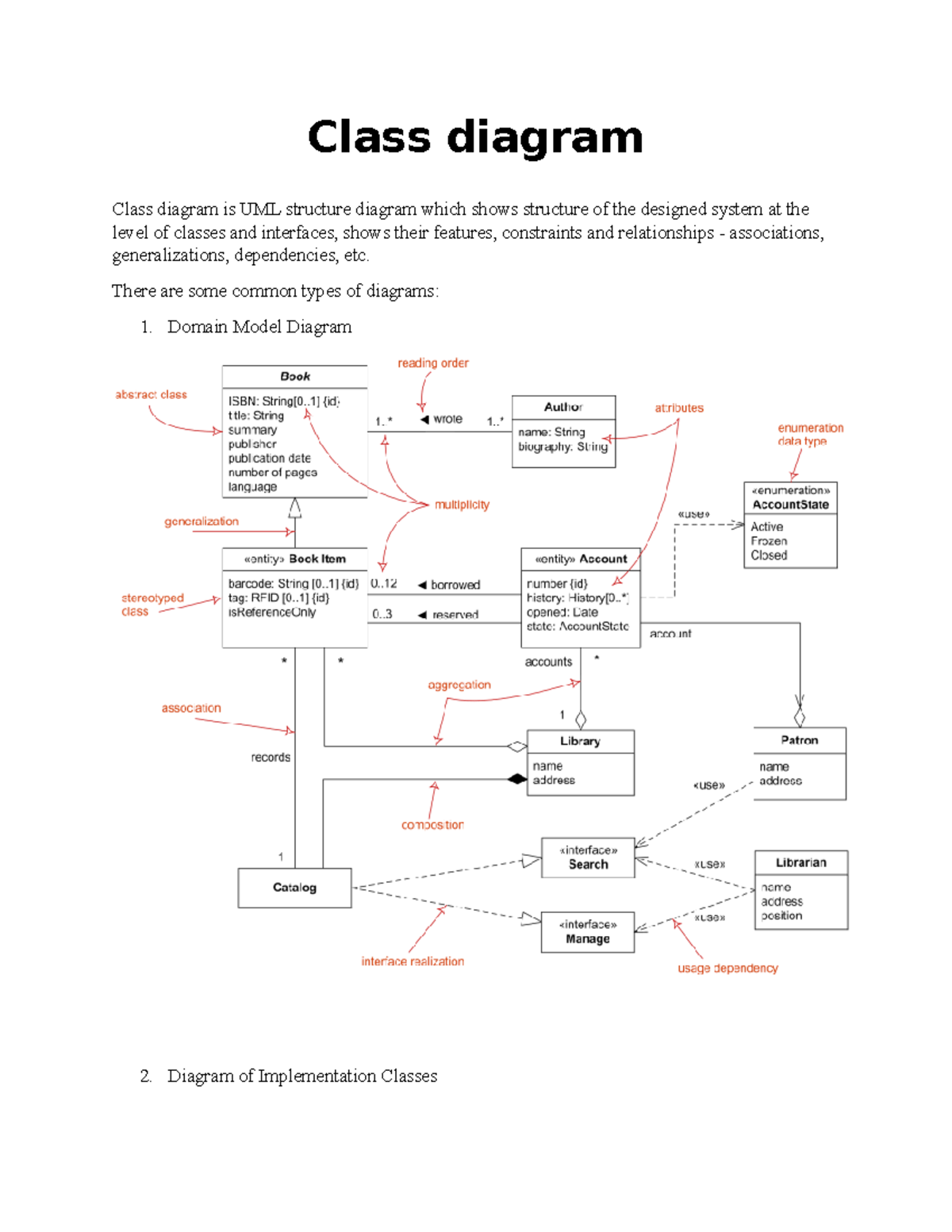 Class Diagram Overview: UML Structure & Object Diagrams Explained - Studocu