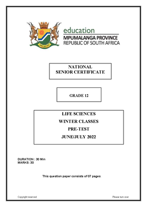 Grade 11 Life Orientation Revision notes - LIFE ORIENTATION GRADE 11 ...