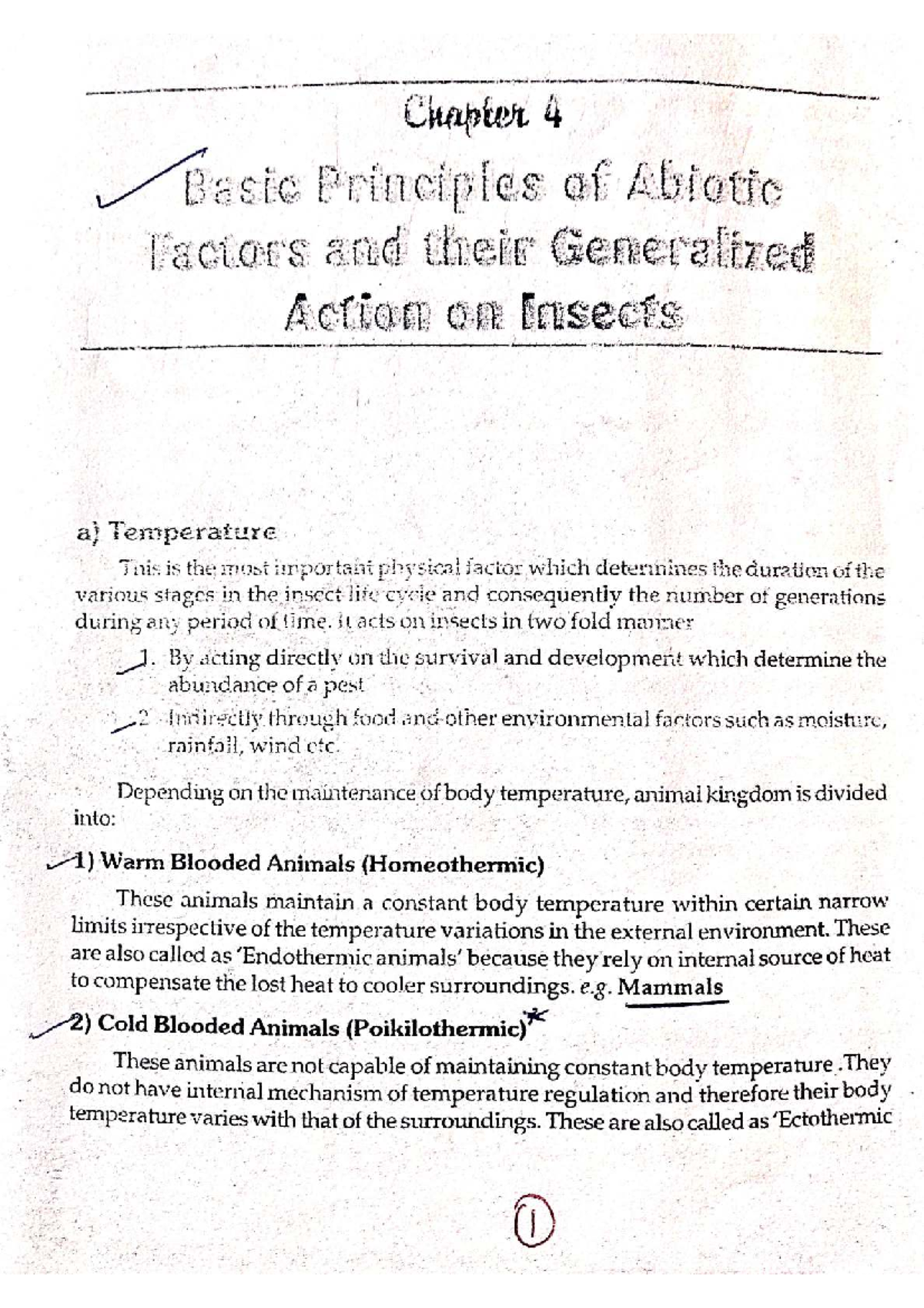 Lecture 3 - Basic Principles of Abiotic Factors Affecting Insects - Studocu