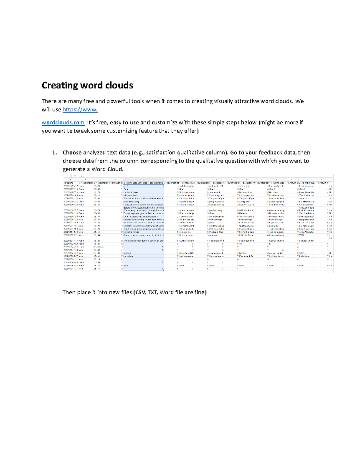 Creating Word Clouds: A Step-by-Step Guide (4) - Studocu