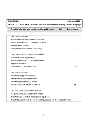 POEM OF Return - English material - Poem of Return Jofre Rocha POEM OF ...