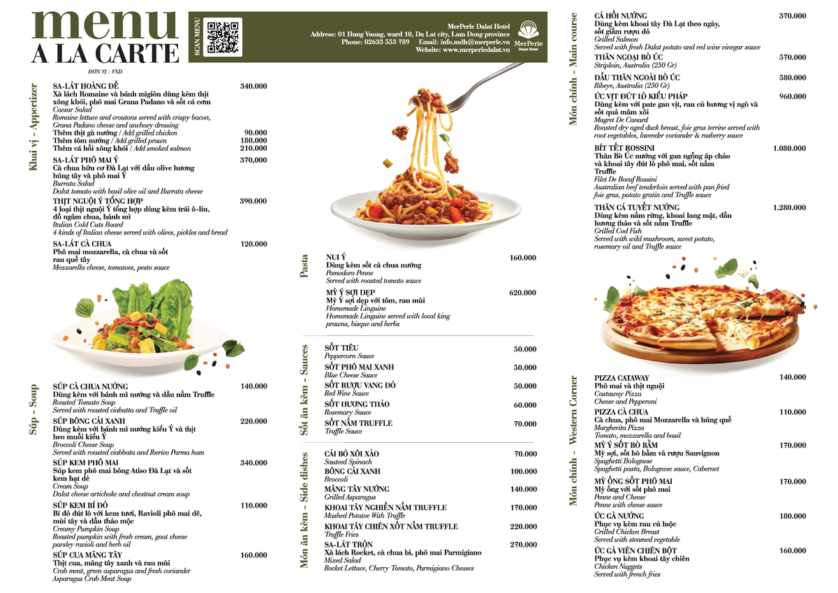 Menu FB - Asian Cuisine Dishes and Prices - Studocu