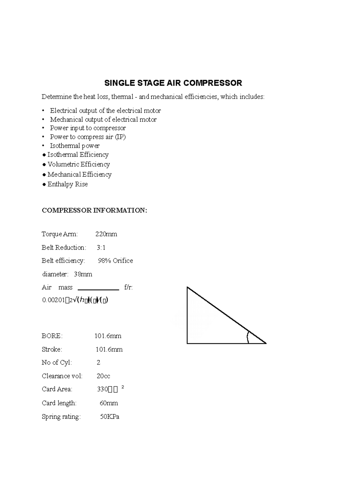 Single Stage AIR Compressor Analysis: Efficiency & Performance Metrics ...