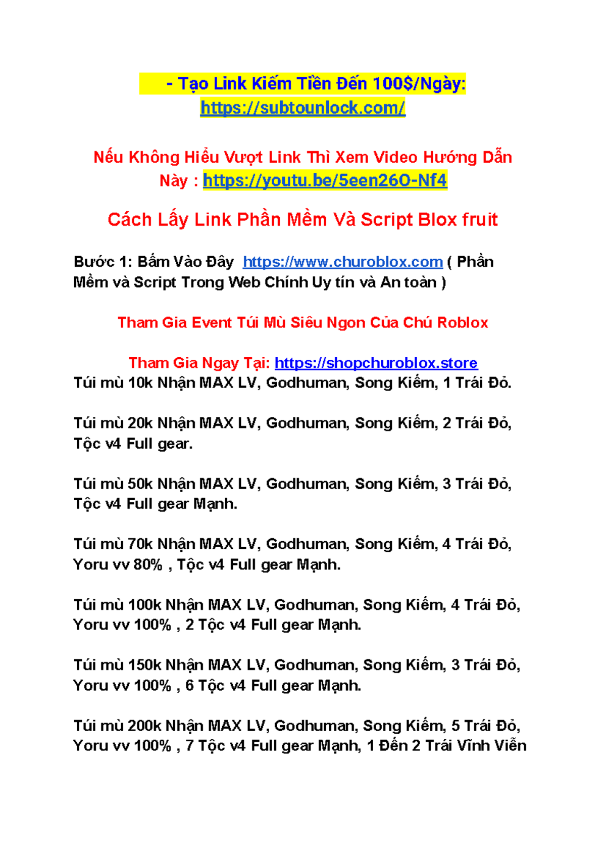 Cách Lấy Link Phần Mềm & Script Blox Fruit - Hướng Dẫn Chi Tiết - Studocu