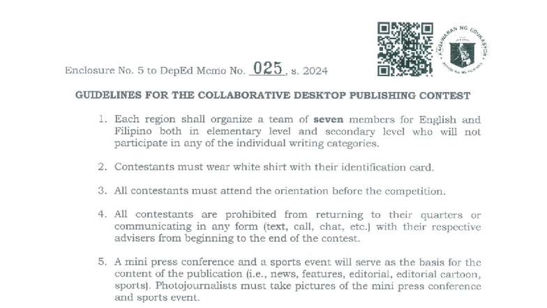 NG EDUCASION: Guidelines for Collaborative Desktop Publishing Contest ...