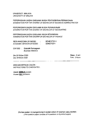 JULY23 - past year question - CONFIDENTIAL UNIVERSITI TEKNOLOGI MARA FINAL EXAMINATION COURSE ...