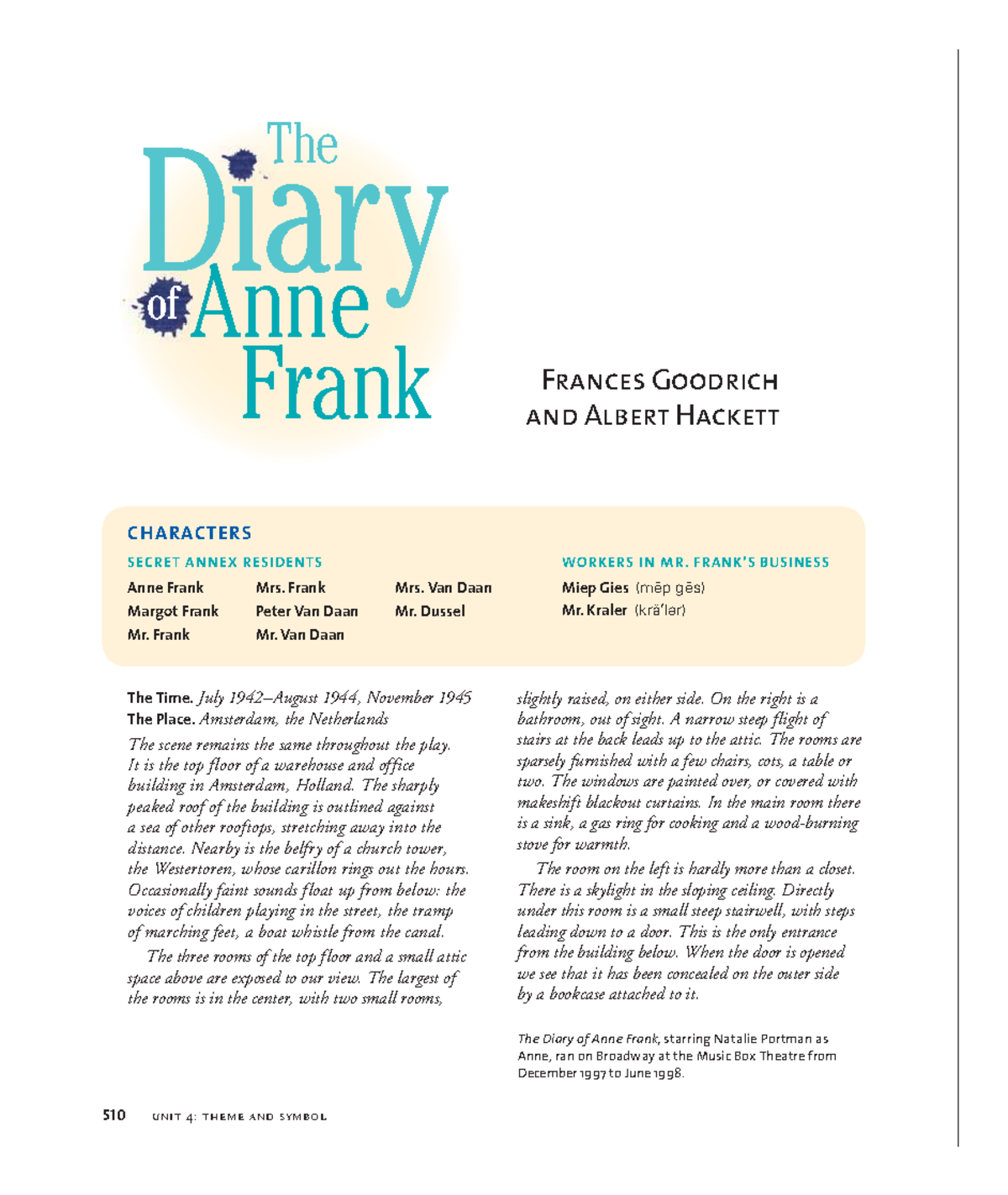 The Diary of Anne Frank: Full Play Analysis and Character Insights ...