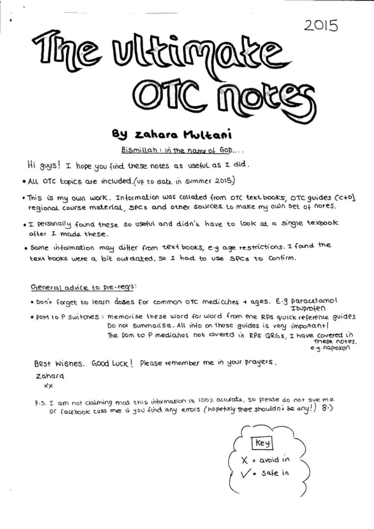 Ultimate GPh C Exam OTC Notes: Comprehensive Study Guide - Studocu