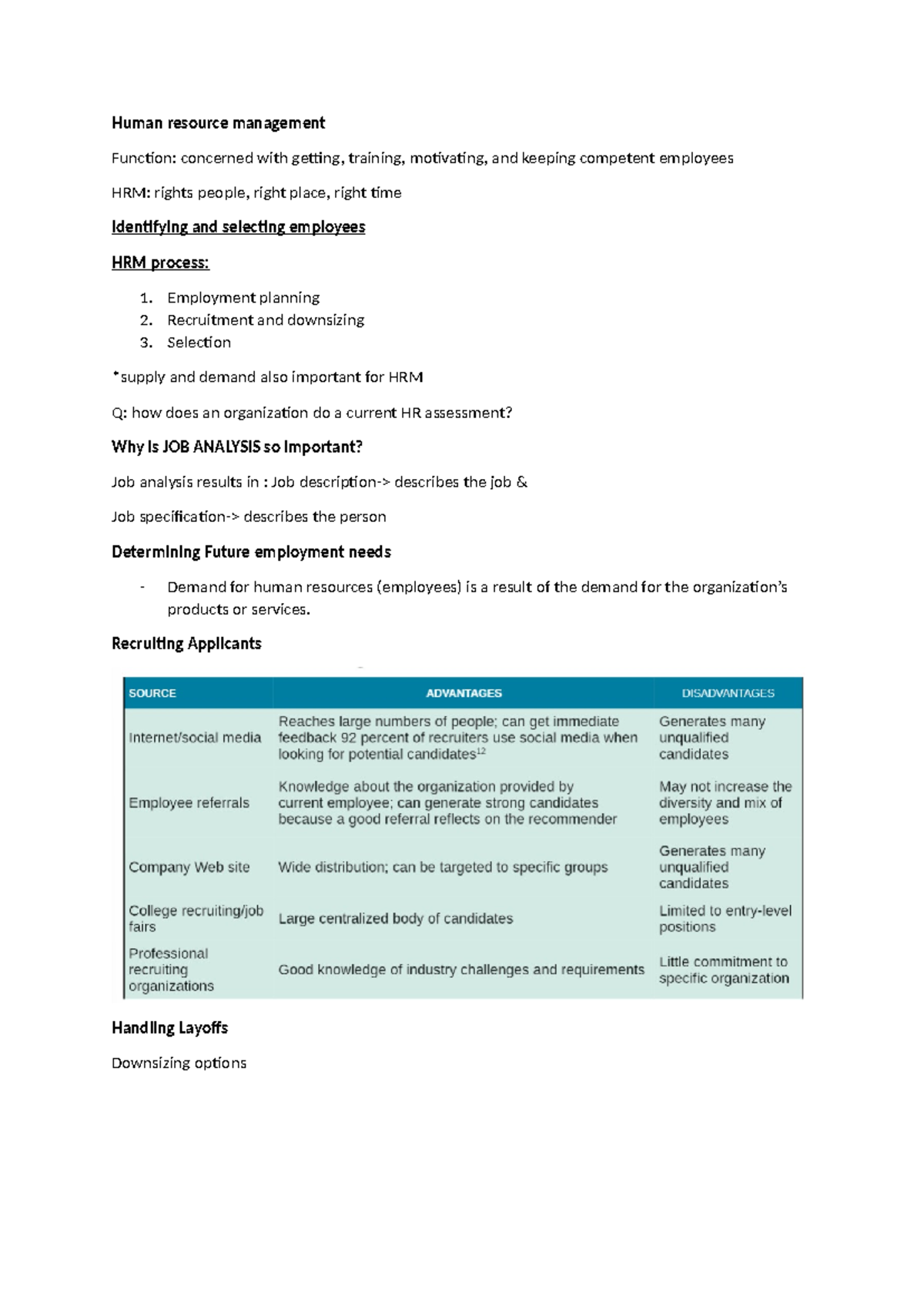 HRM 101: Overview of Human Resource Management Processes and Functions ...