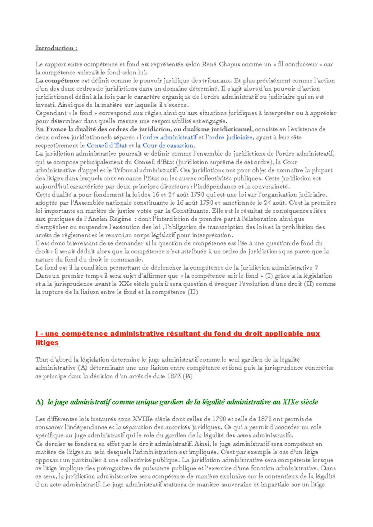 TD3 ADM pdf - la compétence suit elle le fond - Introduction : Le ...