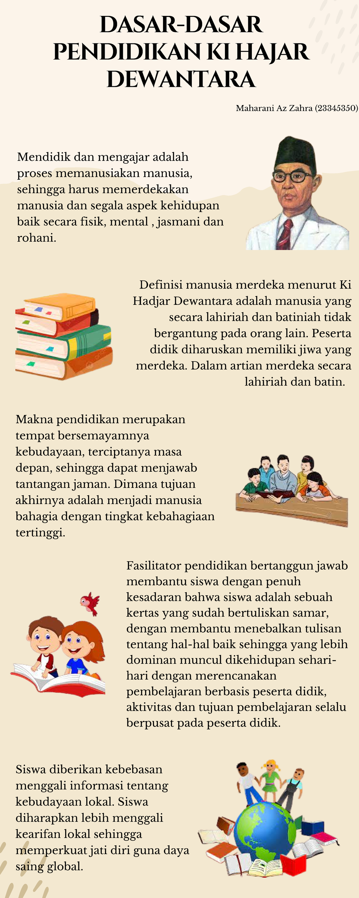 Dasar-dasar pendidikan ki hajar dewantara - dasar-dasar pendidikan ki hajar dewantara Maharani ...