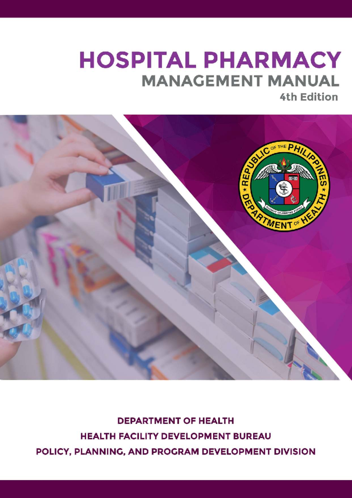 HOSPITAL PHARMACY MANAGEMENT MANUAL 4TH EDITION - Studocu