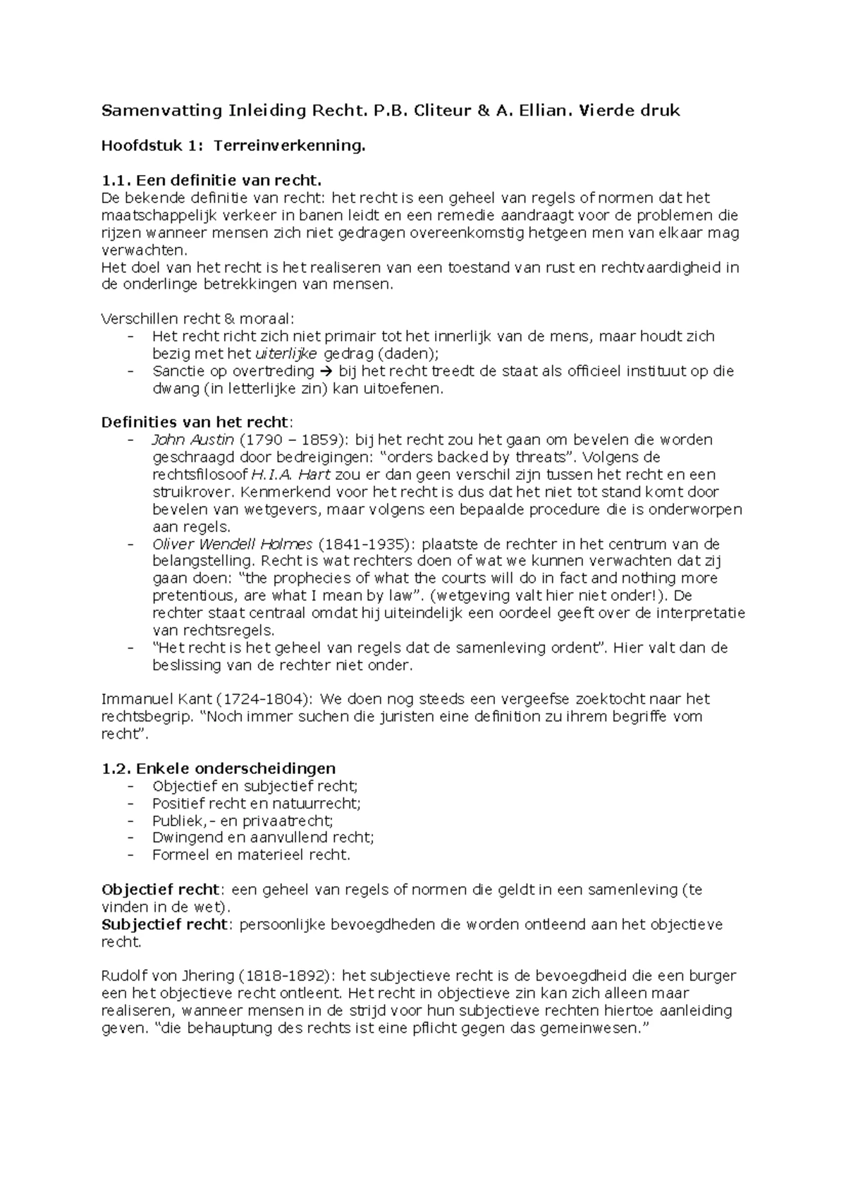 Hoofdstuk 3 Rechtsregels - Hoofdstuk 3: Rechtsregels voor het oplossen ...