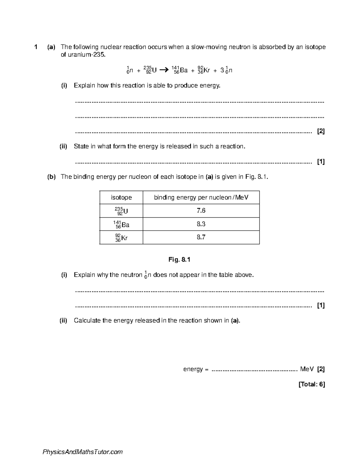 Nuclear and Particle Physics 4 Final Exam Notes - Studocu