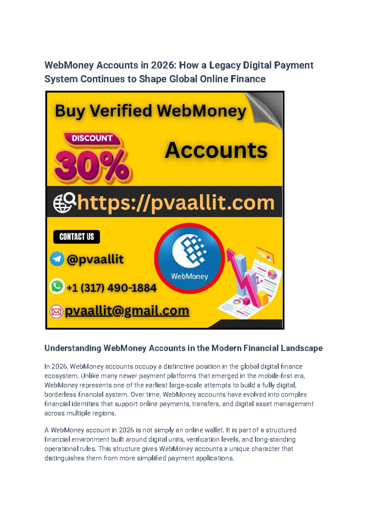 WebMoney Accounts in 2026: A Guide to Verified Purchases for USA & UK ...