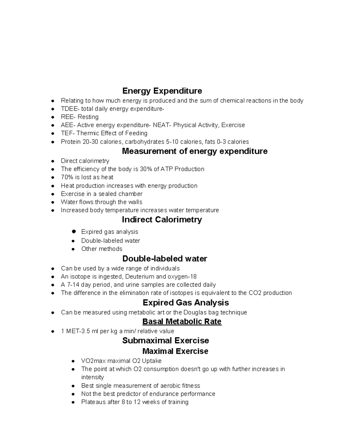 Energy Expenditure and Muscle Adaptations in Exercise Physiology ...