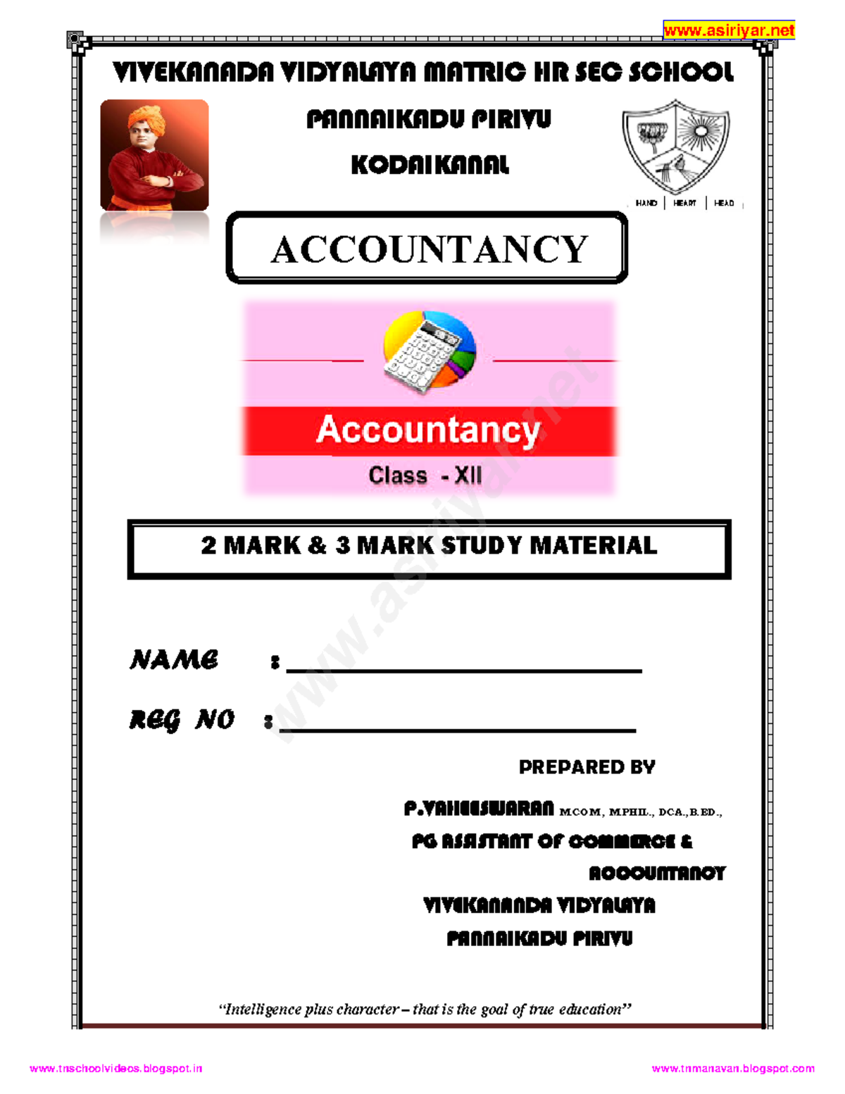 12th accountancy study material english medium - VIVEKANADA VIDYALAYA ...
