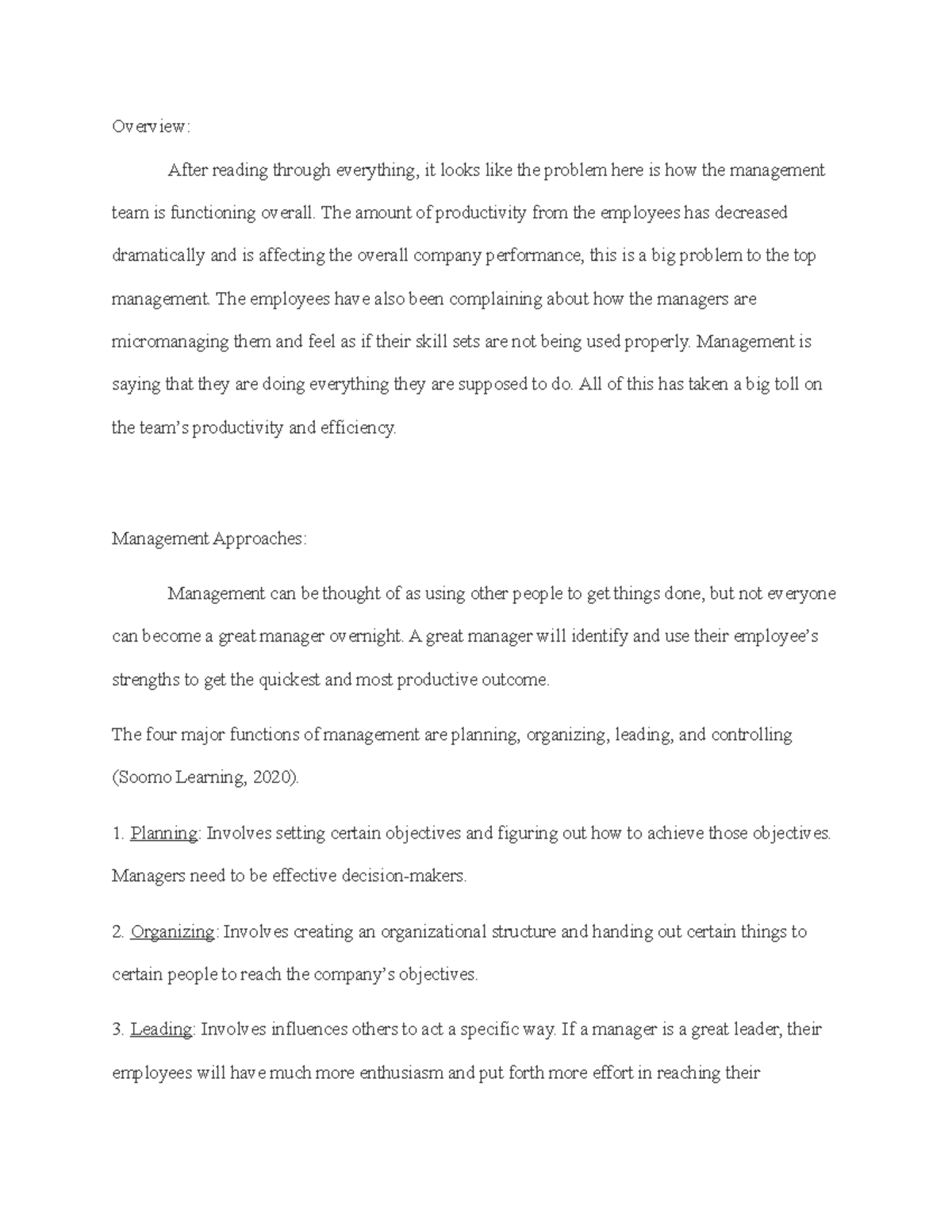 Module 2 Assignment BUS - Overview: After reading through everything ...