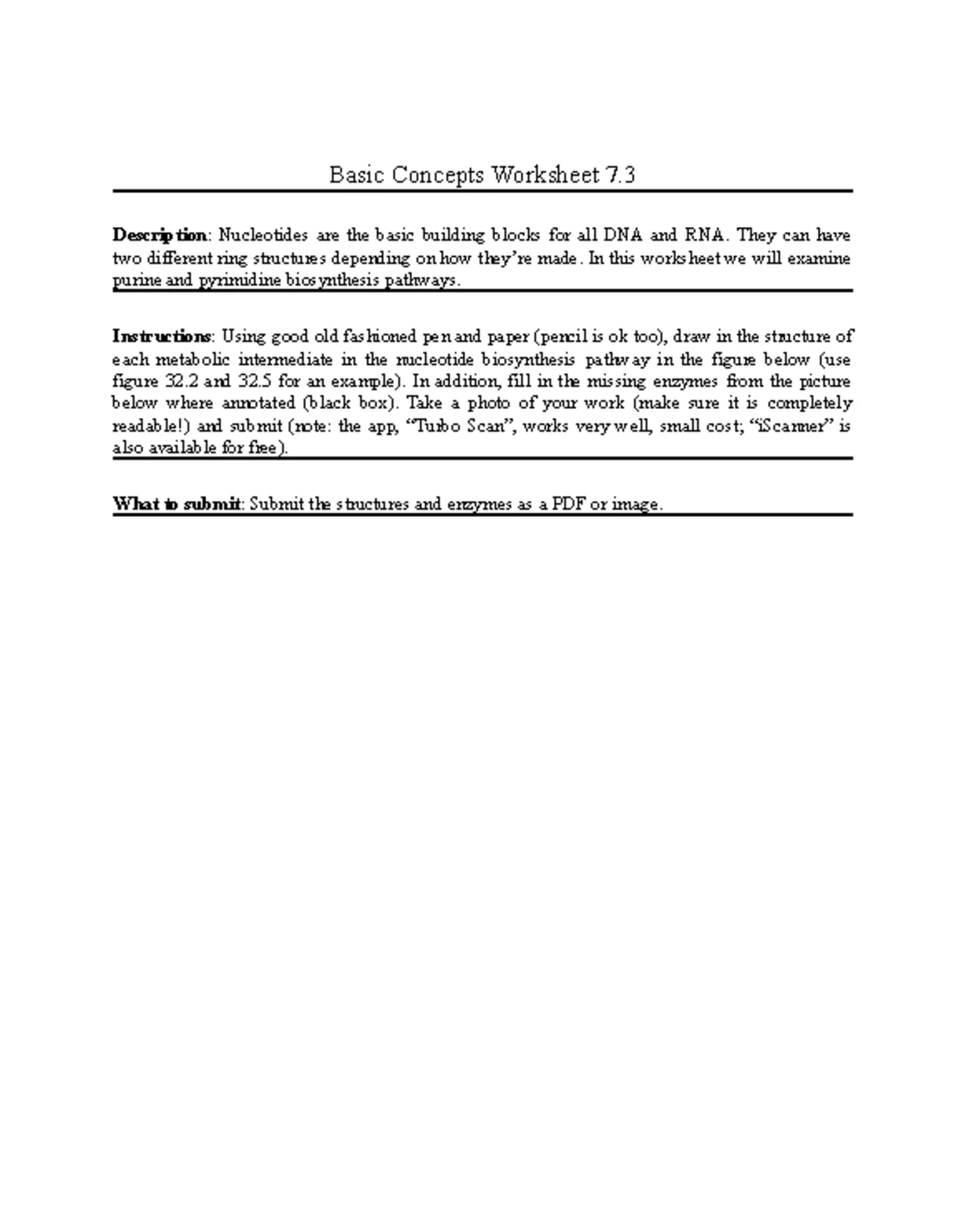 Basic Concept Worksheet 8 - Description : DNA and RNA are the genetic code used for all forms of ...
