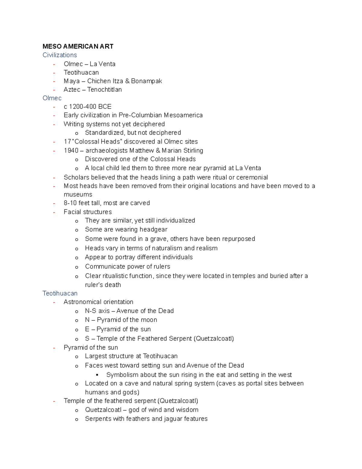 Meso American Art Notes Intro To Art Deprecated Api Usage The Svg