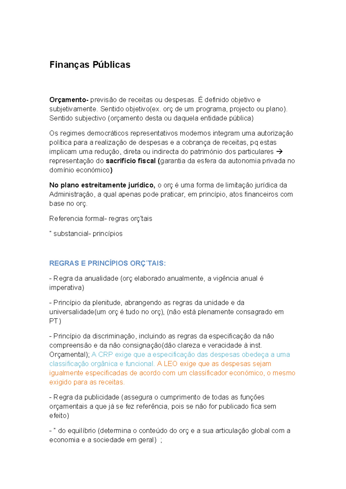 Regras e Princípios de Finanças Públicas - Orçamento e Gestão Pública ...