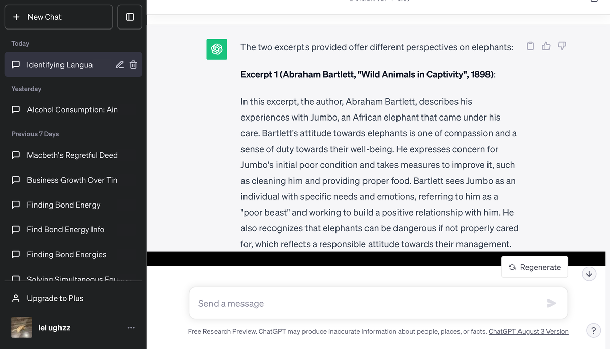 Identifying Language Techniques: Perspectives on Elephants - Studocu