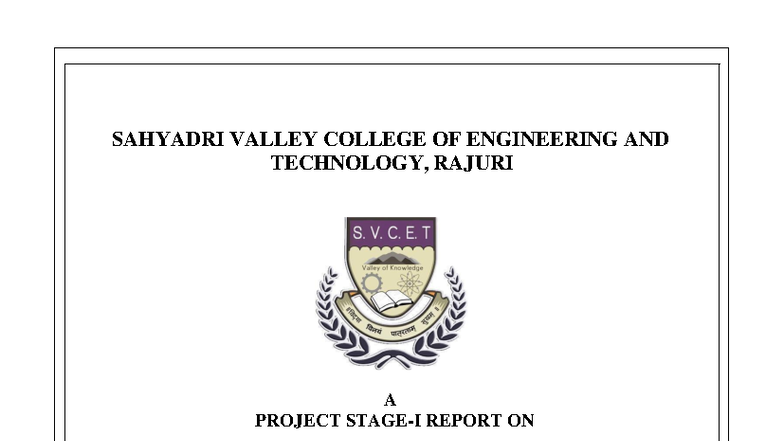 Women Safety Pocket Project Report - B.E. AI & Data Science - Studocu