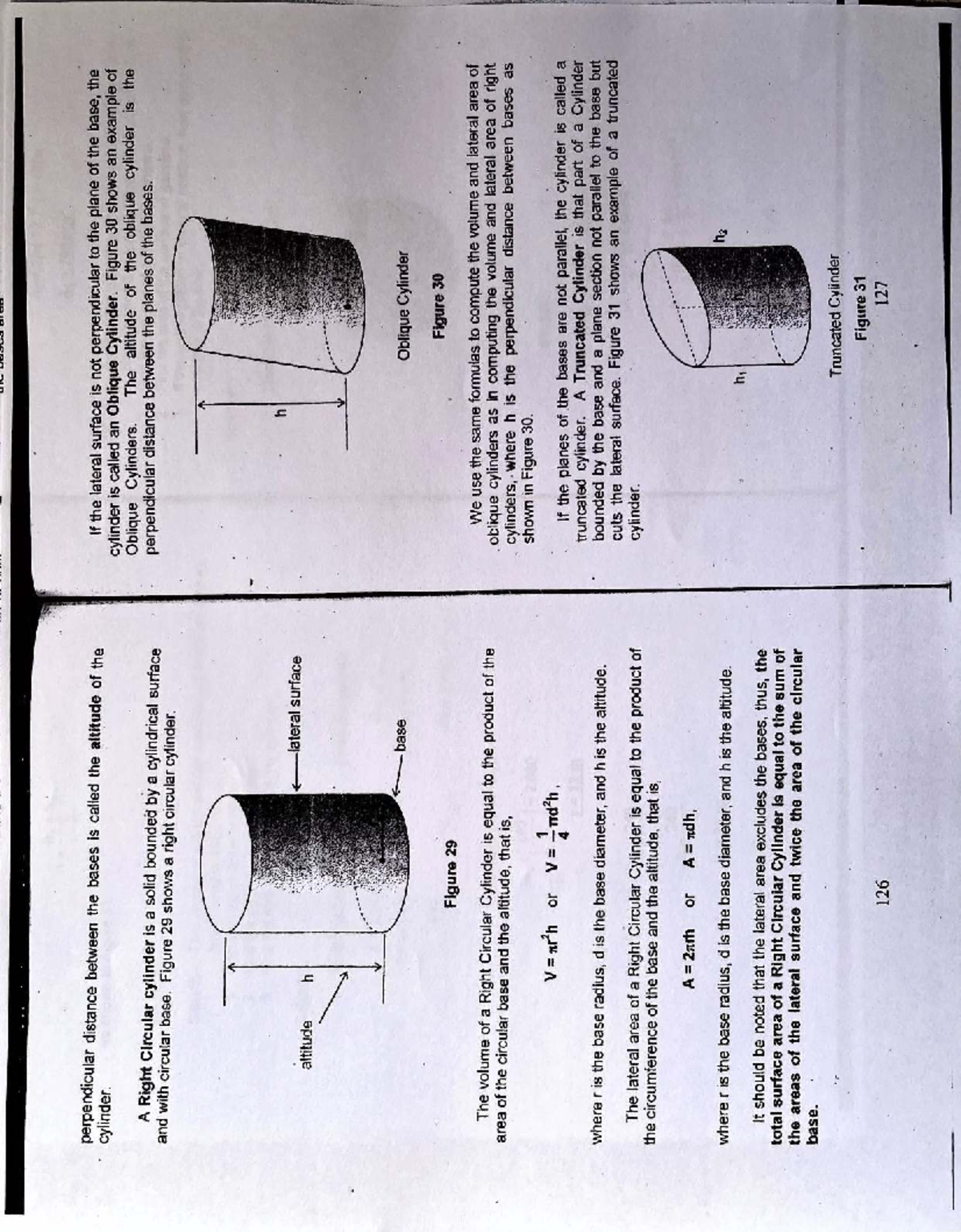 Cylinder and Cone Volume and Surface Area Formulas (MATH 101) - Studocu