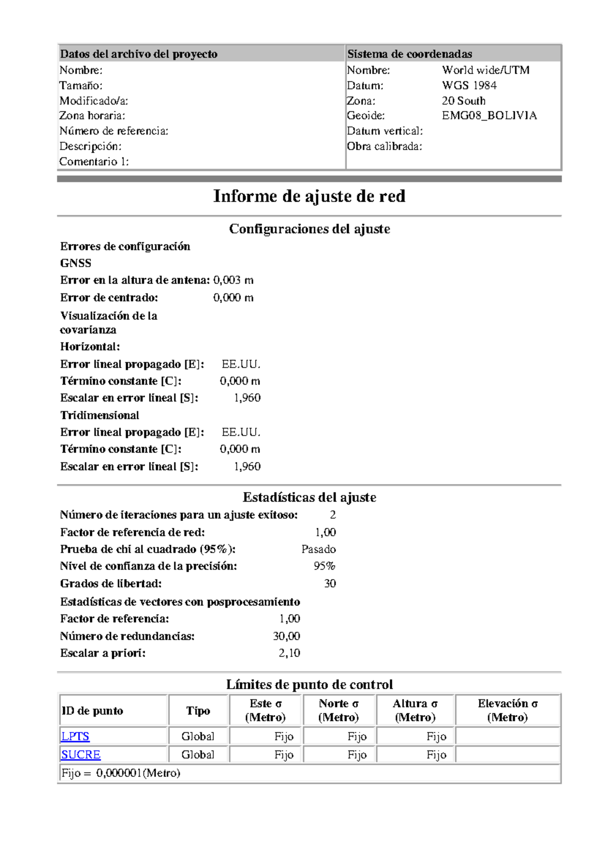 Informe de Ajuste de Red - Proyecto 3 - Studocu