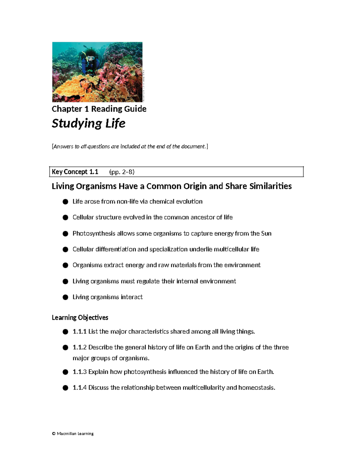 Ch. 1 Reading Guide - Chapter 1 tips - Chapter 1 Reading Guide Studying ...