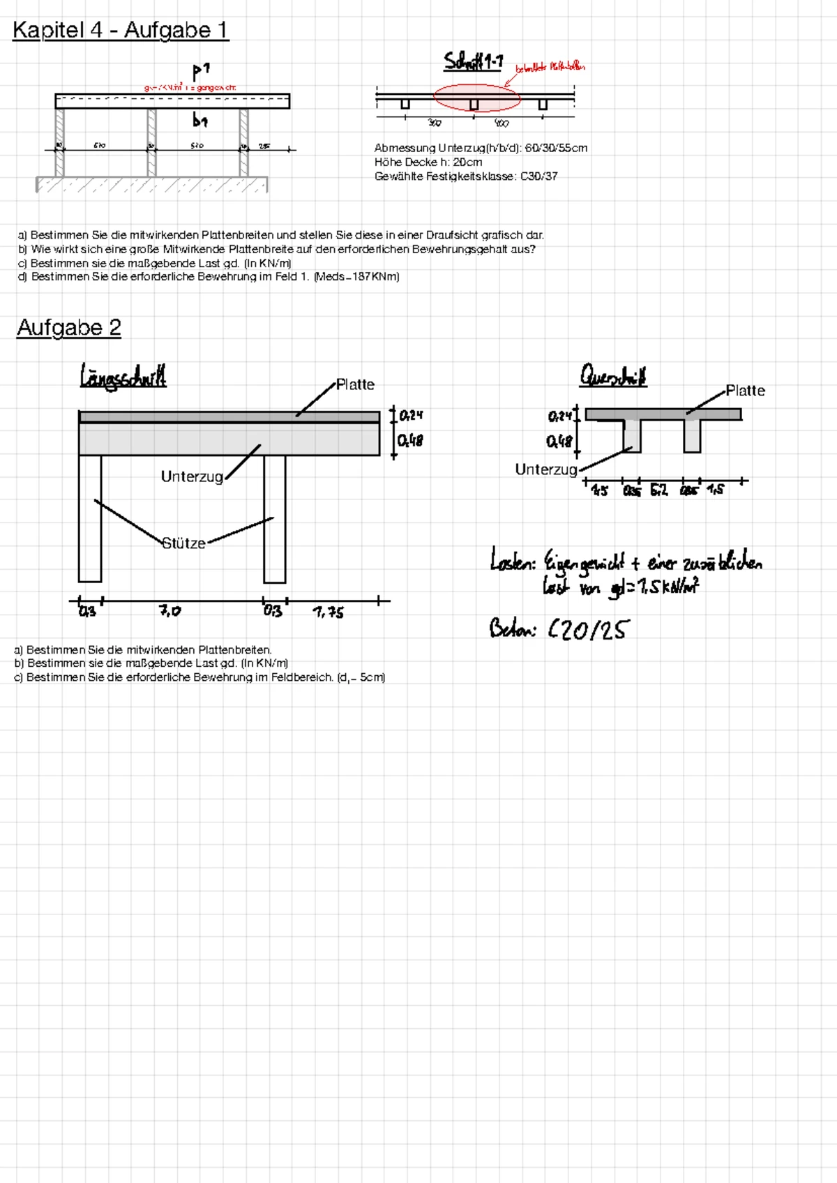 Stahlbetonbau I WS 24/25: Kapitel 5 - Konstruktions- und ...