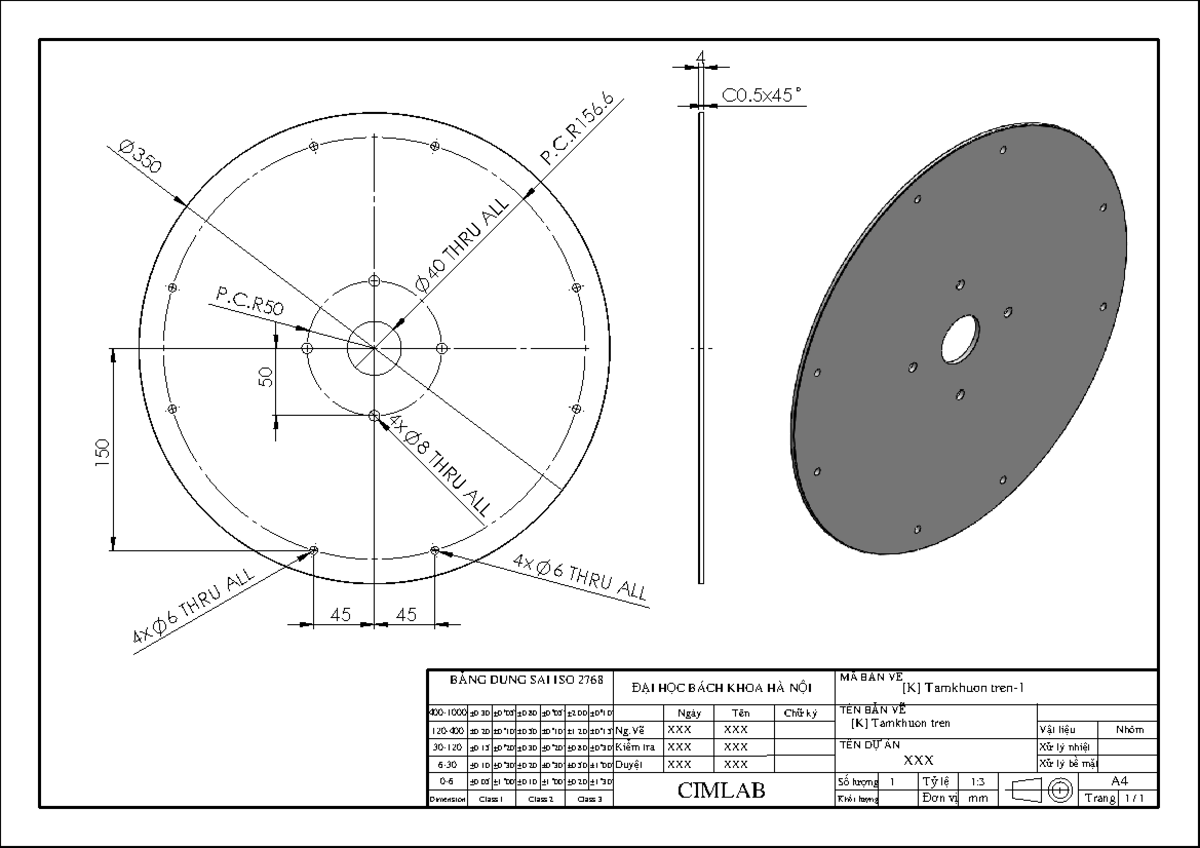 5. Tam khuon tren - hkhkh - Ng ẽ 1: ĐẠ I H Ọ C BÁCH KHOA HÀ N Ộ I MÃ B ...