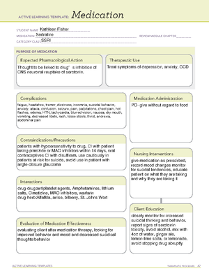 Medtemp carbidopa levodopa - ACTIVE LEARNING TEMPLATES Medication ...