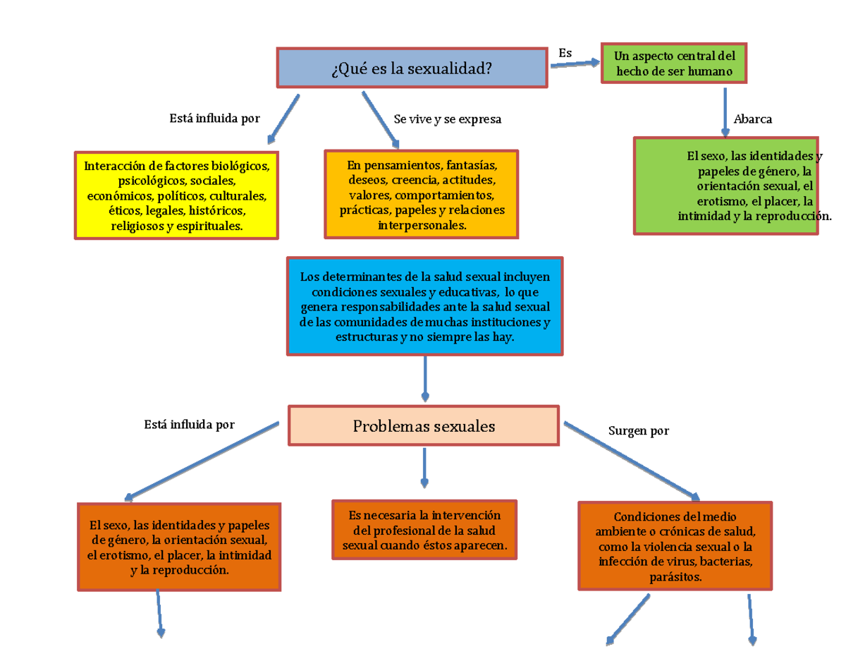 Mapa Conceptual Sexualidad Humana Un Aspecto Central Del Hecho De Ser