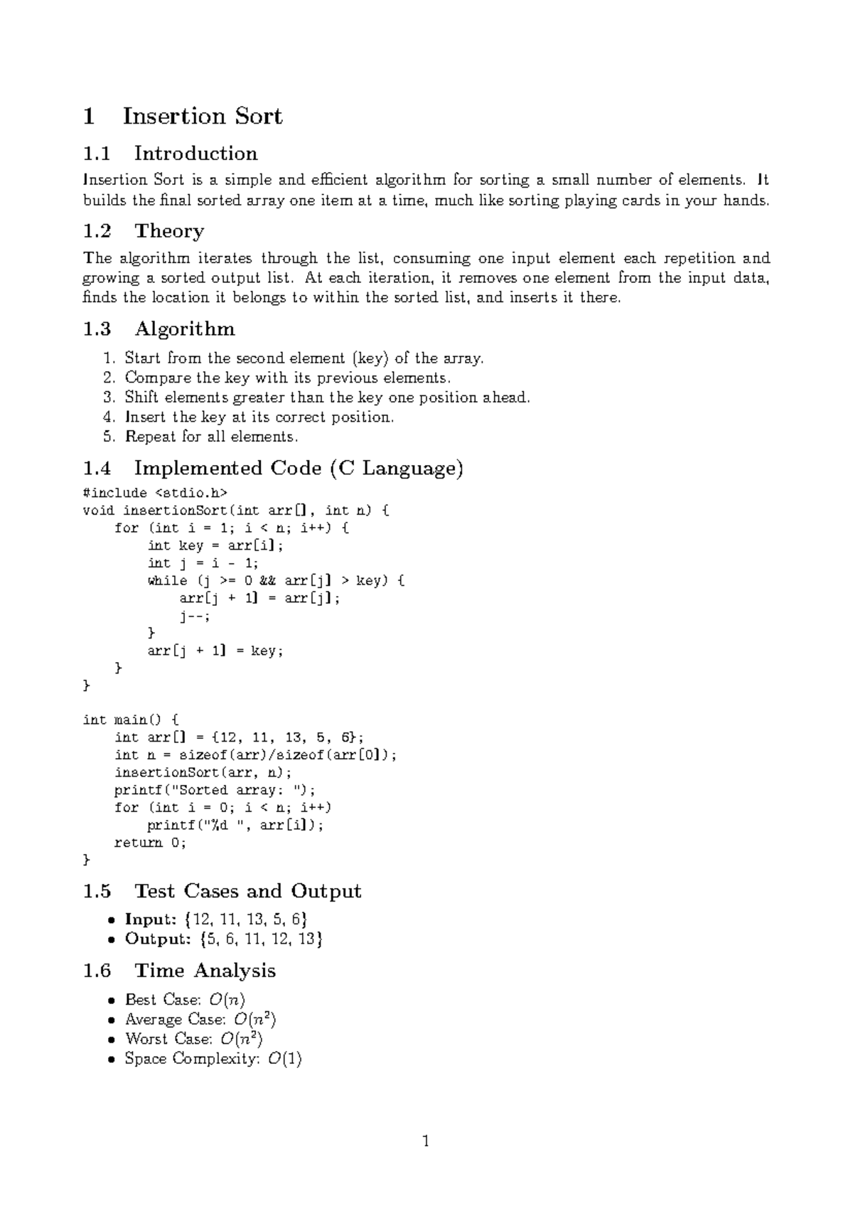 DAA - Important Questions on Sorting Algorithms - Studocu