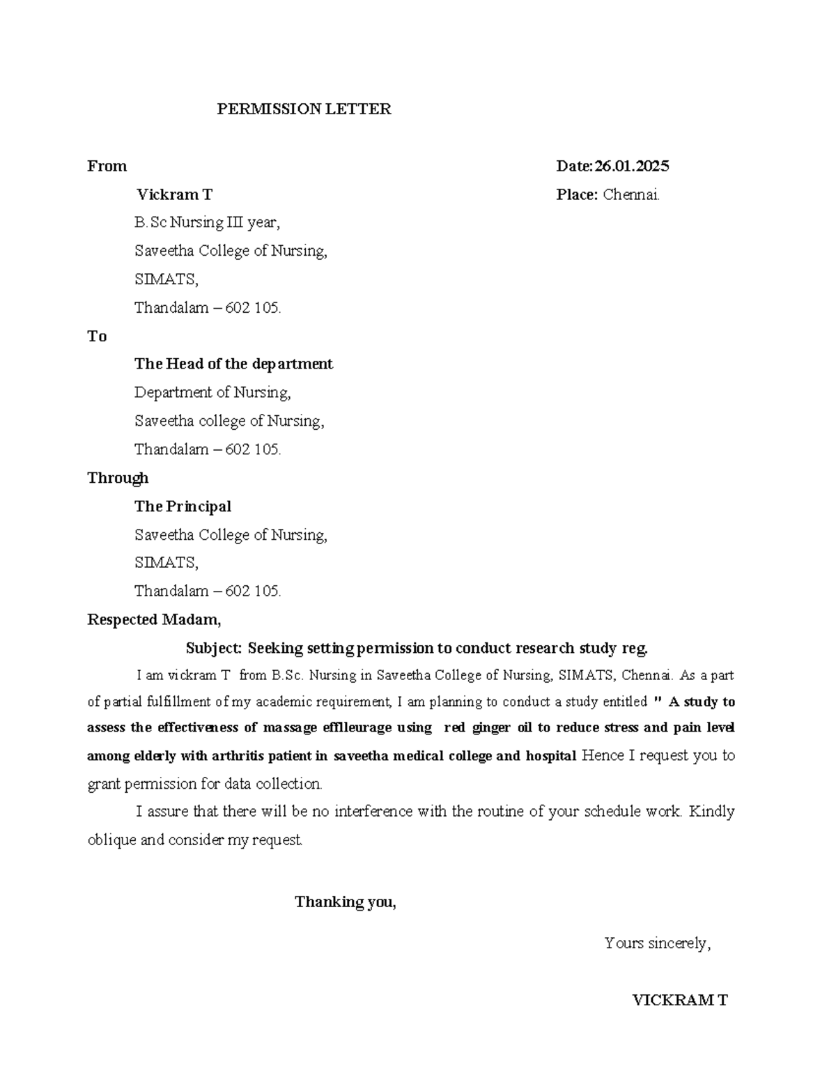 945254 d8 7cf2 43aa 8ef4 3cd08de90414 - PERMISSION LETTER From Date:26 ...