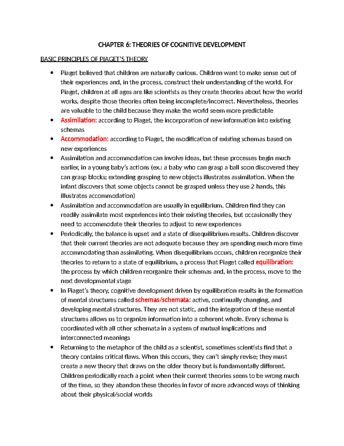 304 CHAPTER 6: COGNITIVE DEVELOPMENT THEORIES AND PRINCIPLES - Studocu