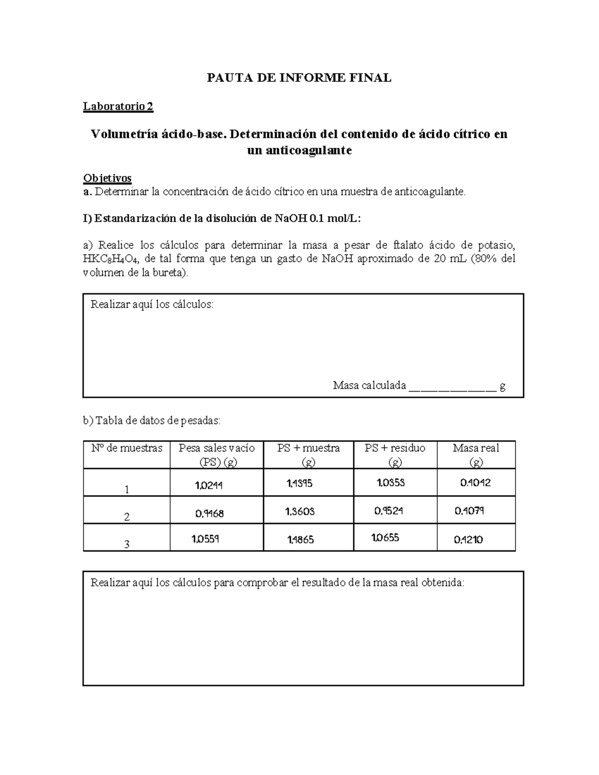 Pauta+Laboratorio+N%C2%B0+2+%28QUIM215%29 - PAUTA DE INFORME FINAL ...