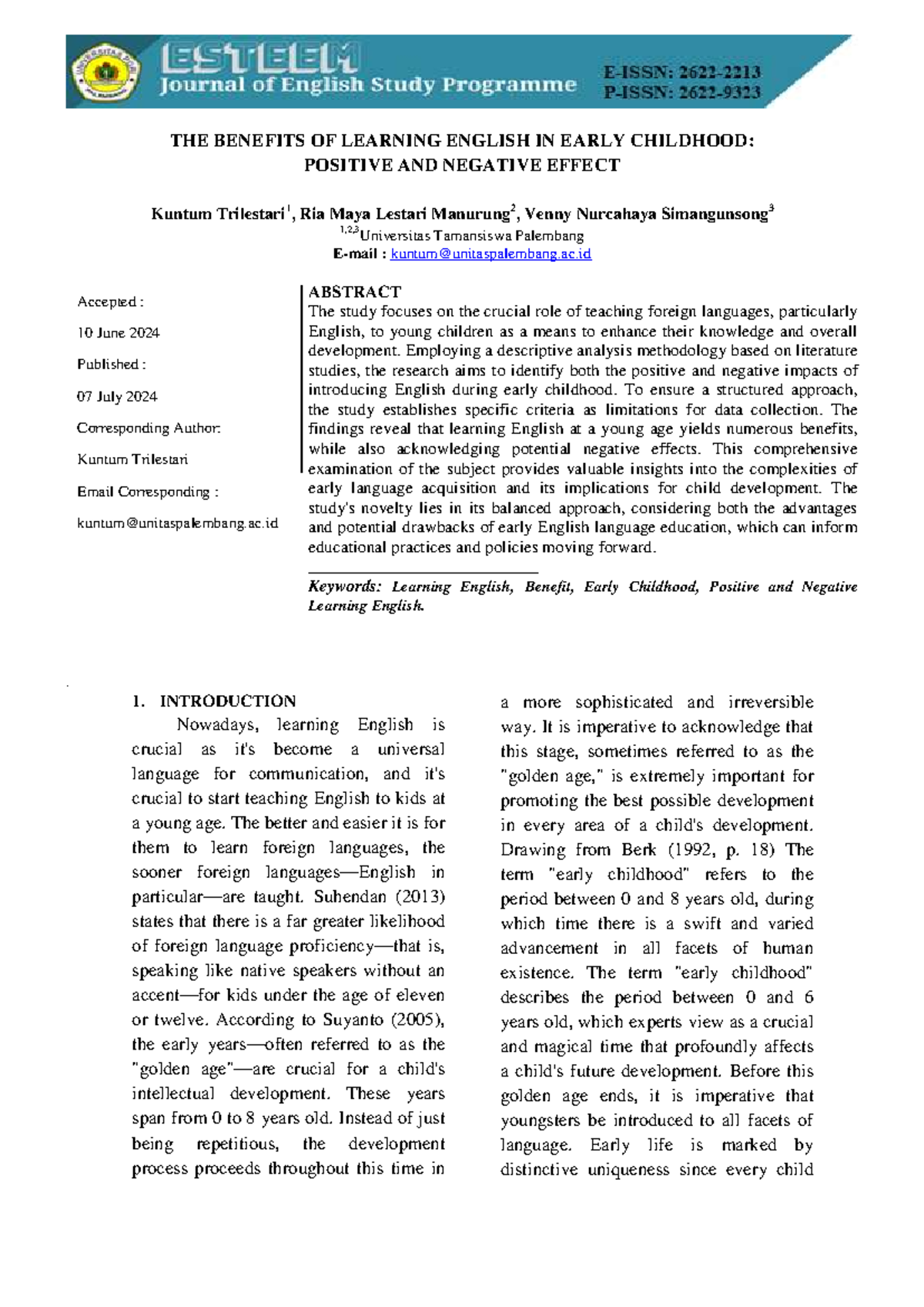 The Impact of Early English Learning: Benefits & Drawbacks (EDU 101 ...