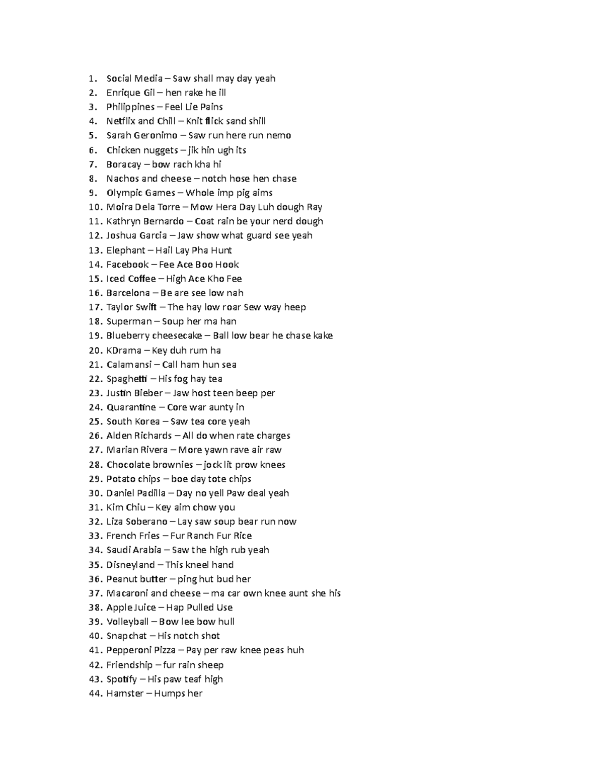 Guess the Gibberish Game: Fun with Wordplay Puzzles - Studocu