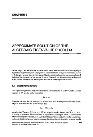 Part Six Introduction to Numerical Analysis - CHAPTER 6 NUMERICAL ...