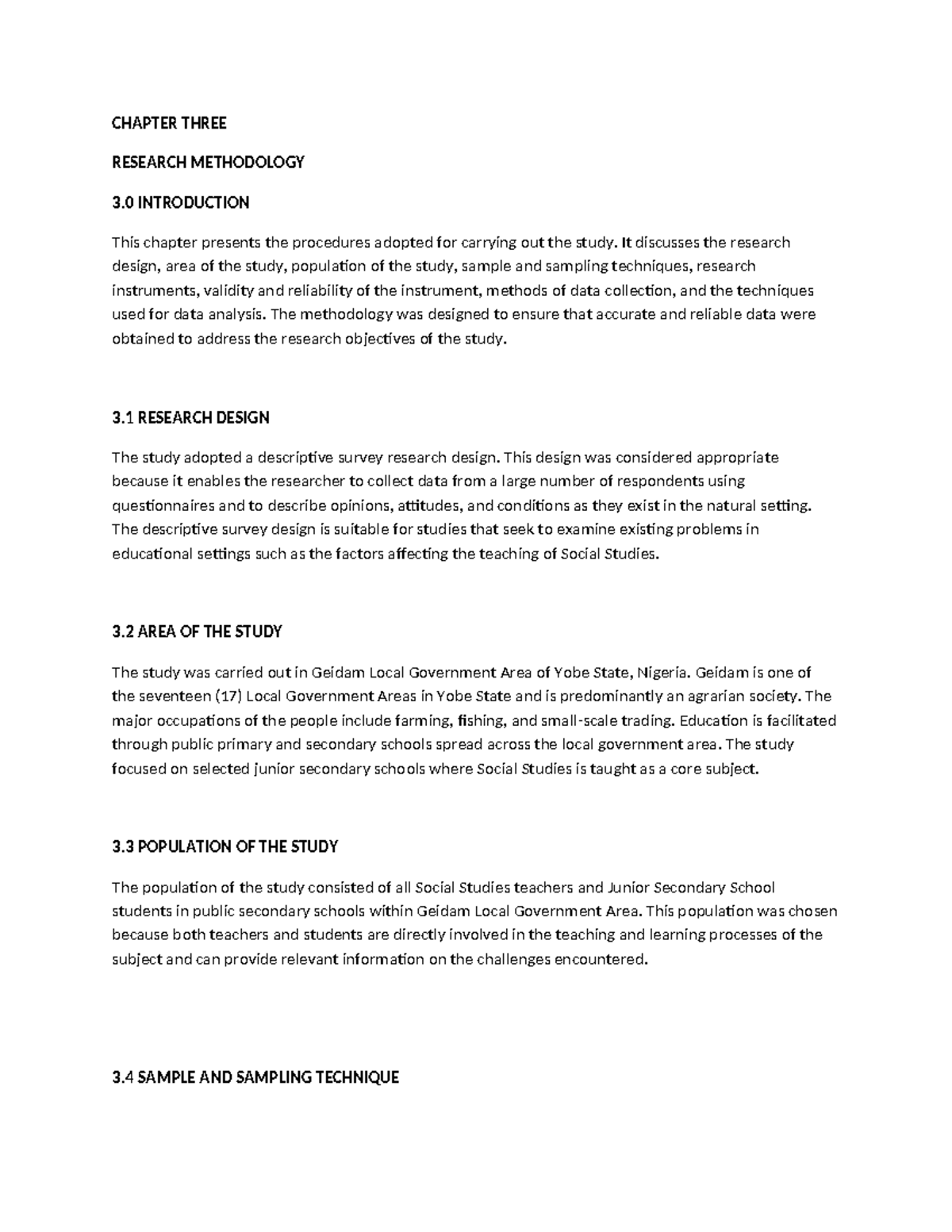 CHAPTER 3: RESEARCH METHODOLOGY IN SOCIAL STUDIES EDUCATION - Studocu