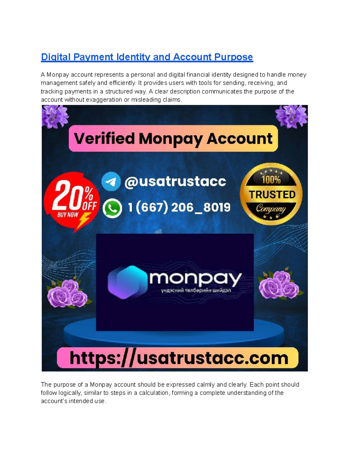 Secure and Simple Methods for Purchasing Verified Monpay Account - Studocu