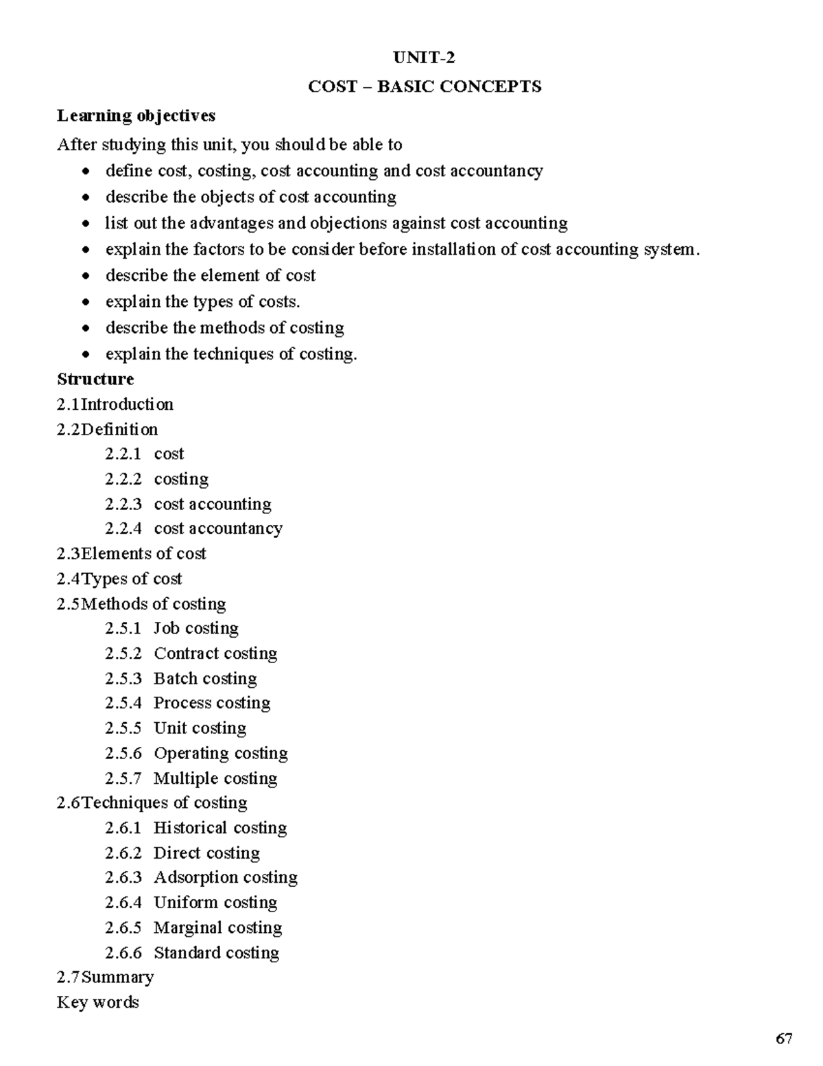 COST 101: Basic Concepts and Principles of Cost Accounting - Studocu