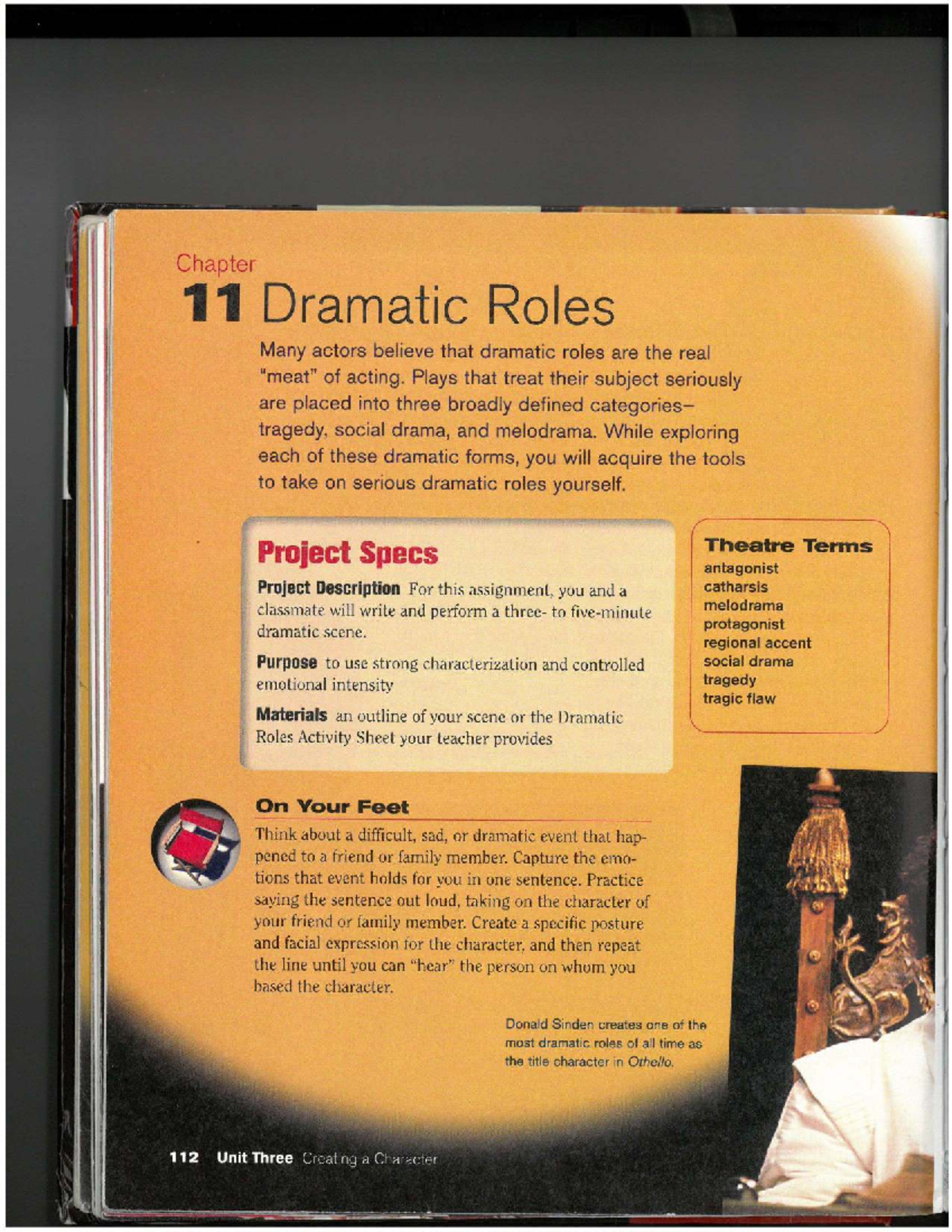 Chapter 11 dramatic roles - Project Specs Project Description For this ...